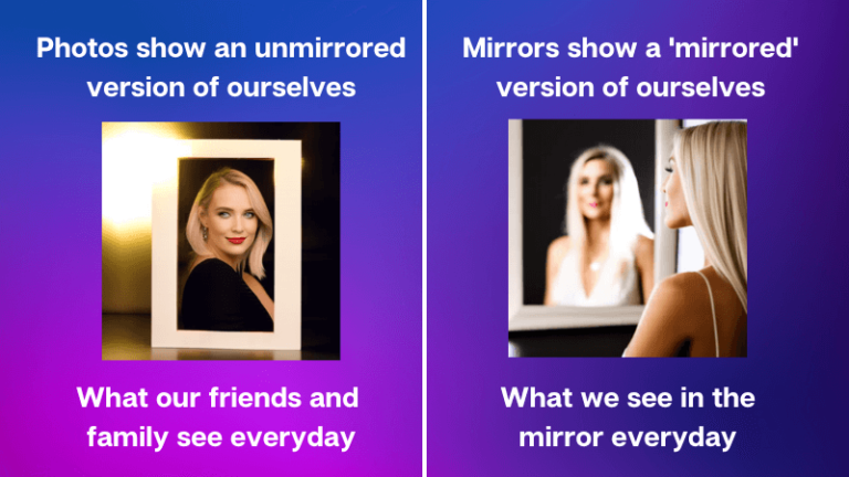 Why Do I Look Better In A Mirror Than I Do In Pictures ? - Photography ...